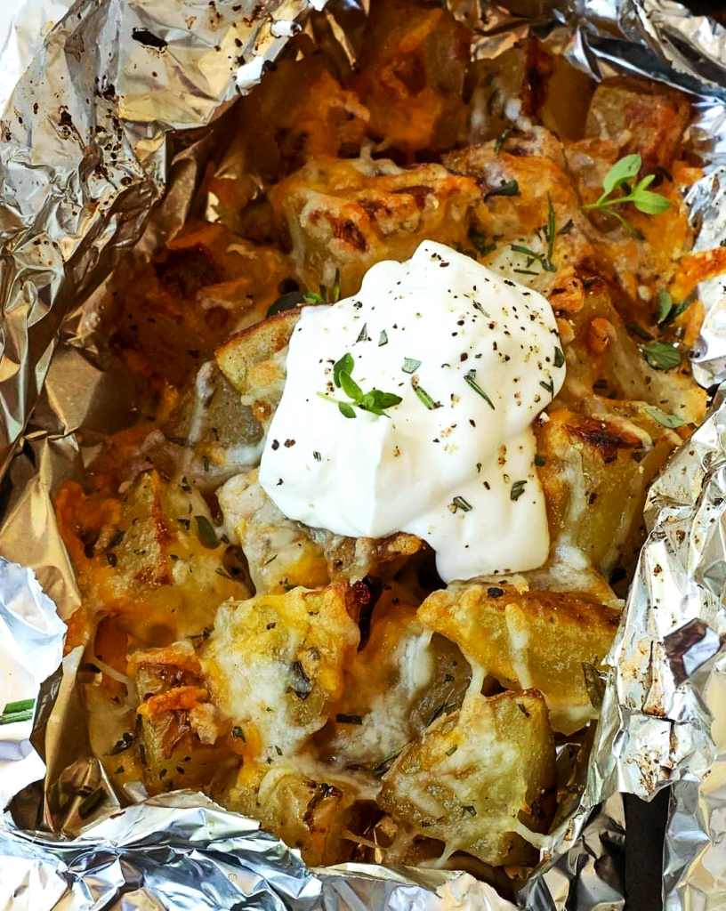 Easy Potato Foil Packets - Home