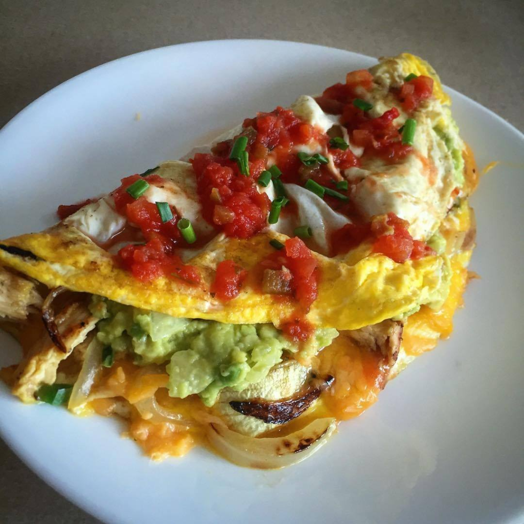 Omelette a la mexican - Home