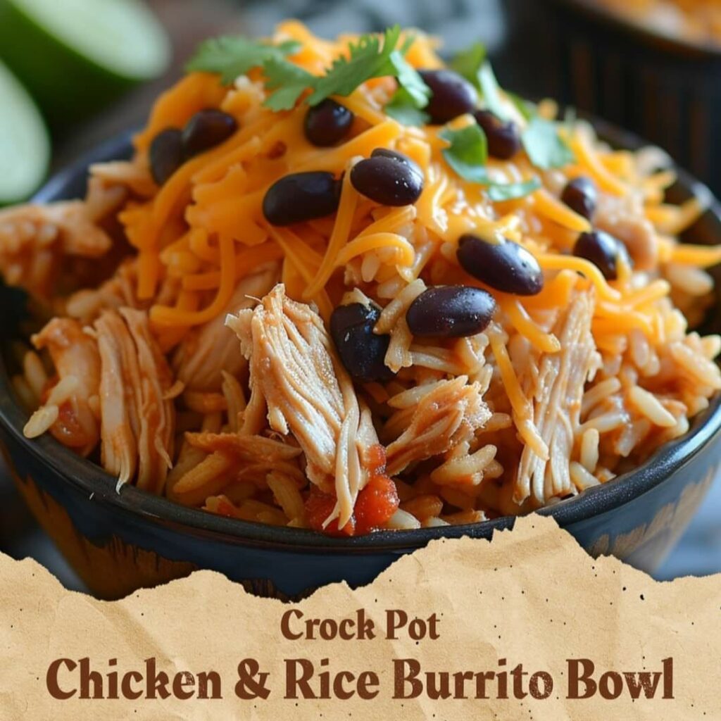 Hearty Chicken and Rice Burrito Bowl - recipes