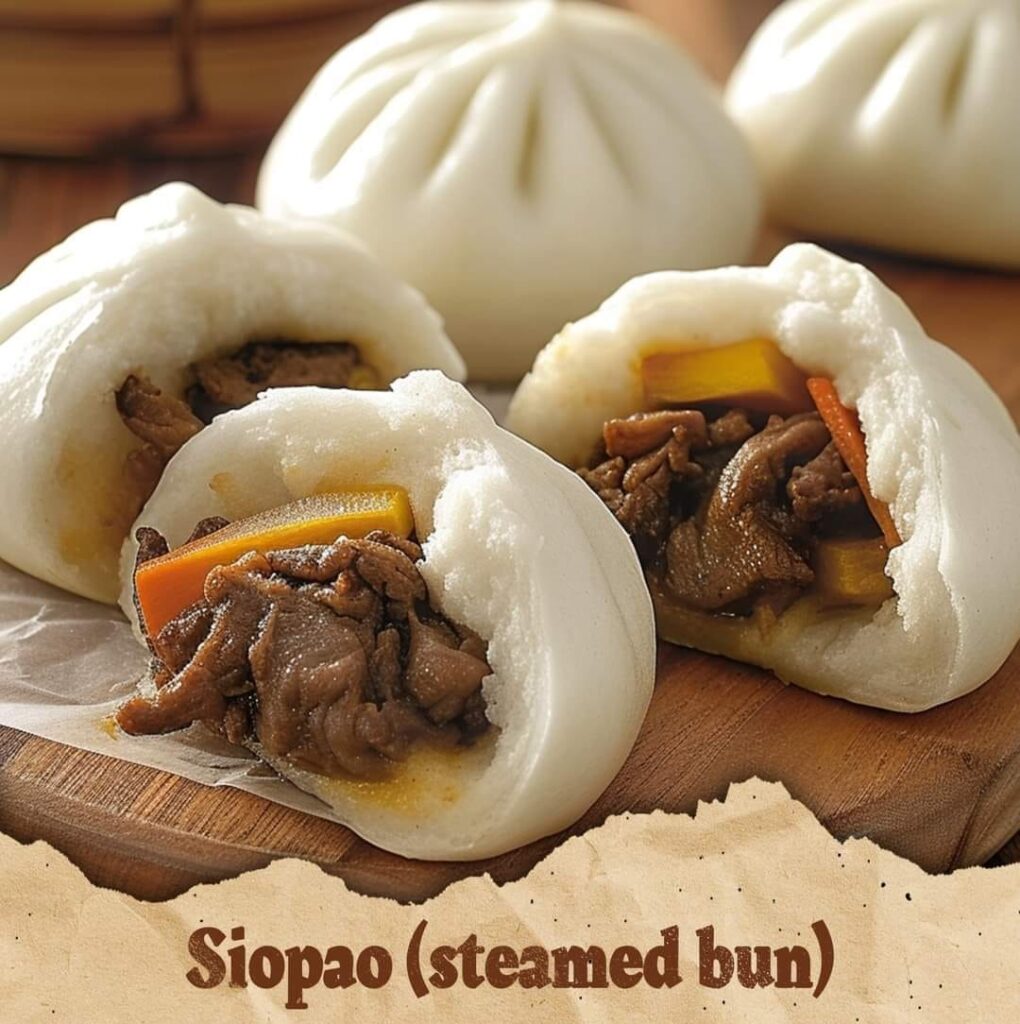 Siopao asado (steamed bun) - recipes