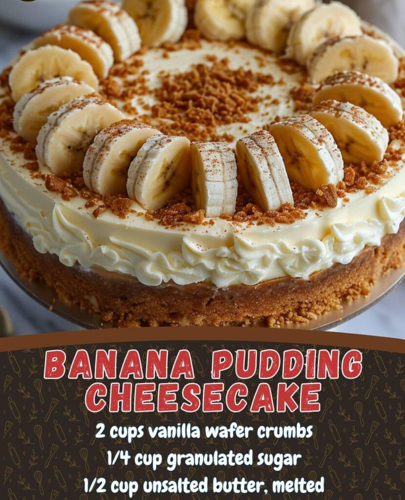 Banana Pudding Cheesecake Recipe - Home