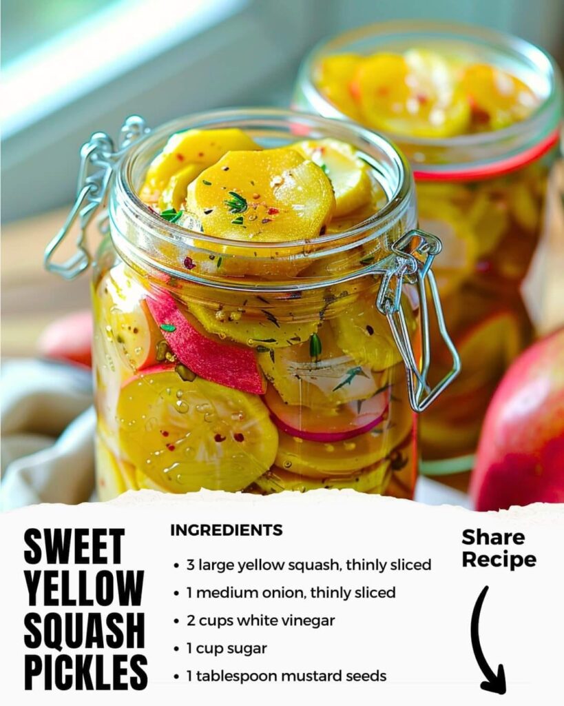 Breeze Yellow Squash Pickles - Home